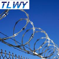 China 1.5mmx1.5mm Diamond Welded Razor Wire Mesh Electro Galvanized for sale