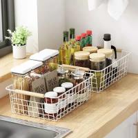 China Pantry Welded Collapsible Wire Mesh Basket PVC Coated Save Small Items for sale