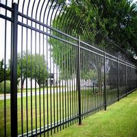 China Courtyard PVC Coated Galvanised Steel Palisade Fencing ODM OEM for sale