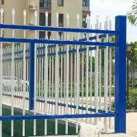 China 1.0mm 1.2mm 1.5mm Pool Steel Tubular Metal Palisade Fencing Anti Oxidation for sale