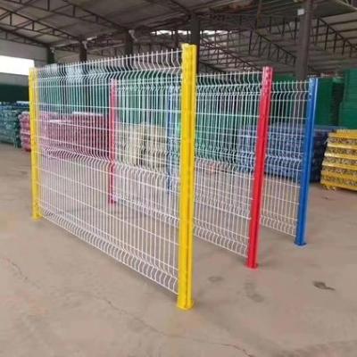 China Galvanized Steel 3D Garden Fence Curvy Welded Fence Anti Corrosion for sale
