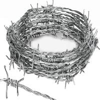 China Anti Alkali Military  Security Barbed Wire Fencing BWG 12x12 for sale