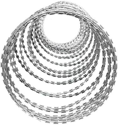China High Tensile Concertina Razor Wire CBT-65 With Single Coil for sale
