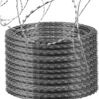 China High Tensile Concertina Razor Wire CBT-65 With Single Coil for sale