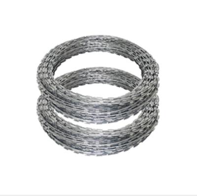 China Anti Intrusion Concertina Razor Barbed Wire For Fence Waterproof for sale