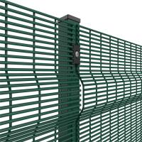 China Green White Red PVC Coated Welded 3D Wire Mesh Fence 2.4mx3m for sale