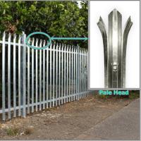 China 304SS Metal Palisade Fencing Hot Dipped Galvanized H 1.5m-2.8m for sale