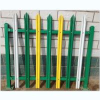 China Outdoor Green Metal Palisade Fencing Hot Dip Galvanized for sale