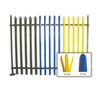 China High Quality Hot Dipped PVC Coated Europe Palisade Fence Panels for sale