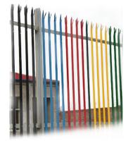 China High Quality Hot Dipped PVC Coated Europe Palisade Fence Panels for sale