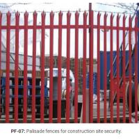 China W Section D Section Steel Metal Palisade Fencing Panels 60*60mm for sale