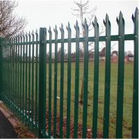 China Chinese Factory Hot Dipped TLWY Galvanized Steel Palisade Security Fence for sale