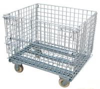 China Line Dia 5.8mm Wire Mesh Pallet Containers Stacking Bins Medium Duty for sale