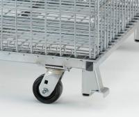 China Line Dia 5.8mm Wire Mesh Pallet Containers Stacking Bins Medium Duty for sale