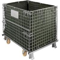 China TLSW Industrial Foldable Wire Mesh Containers Capactity 1000kg for sale