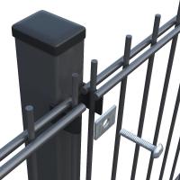 China ISO9001 868 Welded Metal Fence Powder Coated Wire Fencing 50*150mm for sale