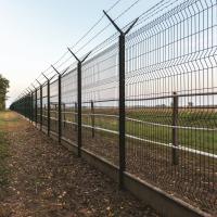 China 1.5mm 2.0mm 3.0mm Airport Fencing RHS Post 358 Anti Climb Fence for sale