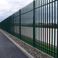 China 2.0mm 3.0mm Steelway Fence Secure Palisade Galvanised Metal Security Fencing for sale