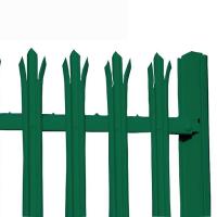 China 2.0mm 3.0mm Steelway Fence Secure Palisade Galvanised Metal Security Fencing for sale