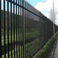 China 3.0mm  4.0mm PVC Metal Palisade Fencing Height 1m To 6m for sale