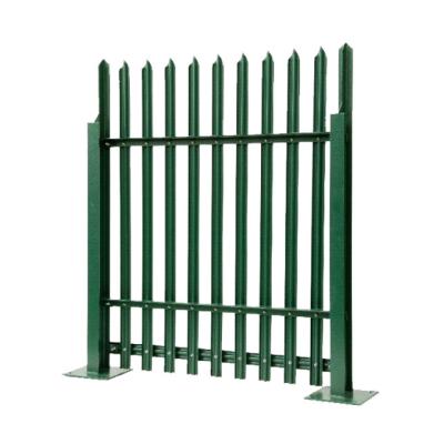 China European Style Metal Palisade Fencing Steel Galvanized For Road And Railway for sale