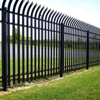 China 3.0mm  4.0mm PVC Metal Palisade Fencing Height 1m To 6m for sale