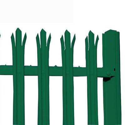 China TLSW Notched Top Steel W Section Palisade Fencing Width 65-75mm for sale