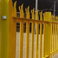 China TLSW Notched Top Steel W Section Palisade Fencing Width 65-75mm for sale