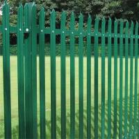 China ISO9001 6ft Palisade Security Fence Powder Coated Easily Assembled for sale