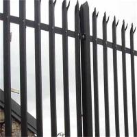 China European Style PVC Coated Mesh Metal Palisade Fencing H 1800mm-3000mm for sale