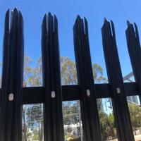 China European Style Metal Palisade Fencing Steel Galvanized For Road And Railway for sale
