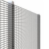 China Round Post High Security 358 Mesh Fencing 50x200mm 75x150mm for sale