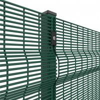 China Round Post High Security 358 Mesh Fencing 50x200mm 75x150mm for sale