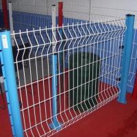 China Galvanized Steel 3D Curved Security Welded Fence Panels 50x200mm 50x150mm for sale