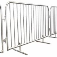 China 2m 2.2m 2.5m Outdoor Crowd Control Barriers Galvanized Metal Traffic Barrier for sale