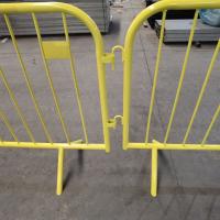 China 2m 2.2m 2.5m Outdoor Crowd Control Barriers Galvanized Metal Traffic Barrier for sale