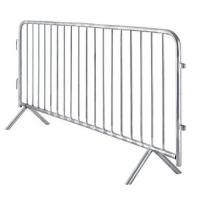 China OEM ODM Steel Barricades Crowd Control 1.5mm Temporary Pedestrian Barriers for sale