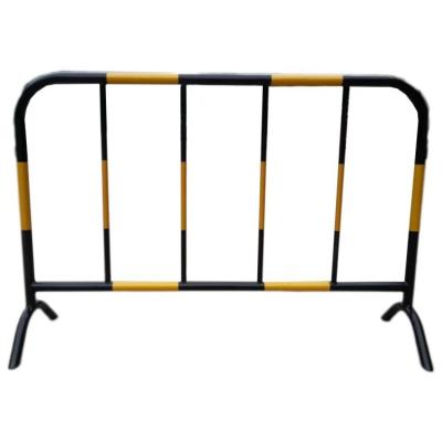 China 48mm O.D Metal Heavy Duty Crowd Control Barriers Removable Fixed for sale