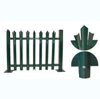 China W Section 70mm Metal Palisade Fencing And Gates OEM ODM for sale
