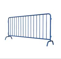 China Tubular Road Safety Pedestrian Fencing Barriers 2.4*1.5m for sale