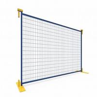 China 2.0mm 2.5mm 3.0mm Galvanized Mobile Temporary Fencing PVC Coated for sale