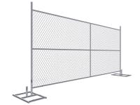 China 2.0mm 2.5mm 3.0mm Galvanized Mobile Temporary Fencing PVC Coated for sale