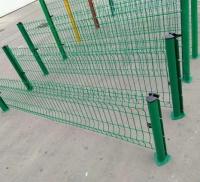 China 3mm 4mm Welded PVC Coated 3D Wire Mesh Fence Green PVC Coated for sale