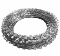 China ISO9001 Stainless Steel Razor Barbed Wire Fencing 5m To 15m for sale