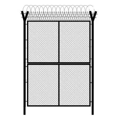 China 4.00mm 4.50mm 5.00mm Razor Barbed Y Post Fencing PVC Coated Anti Climb for sale