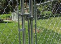 China 16Ga To 8Ga 60mm Heavy Duty Steel Chain Link Fence Electro Galvanized for sale