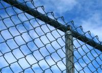 China 16Ga To 8Ga 60mm Heavy Duty Steel Chain Link Fence Electro Galvanized for sale