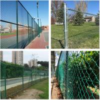 China Highway Garden Farm Diamond Chain Link Mesh Fencing BWG 11 12 13 14 for sale