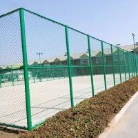 China Galvanised Line Post Pvc Coated Chain Link Fence Roll 4mm Diameter 6ft for sale
