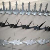China 1mm 2mm Anti Climb Fence Security Spikes Hot Dipped Powder Coated for sale